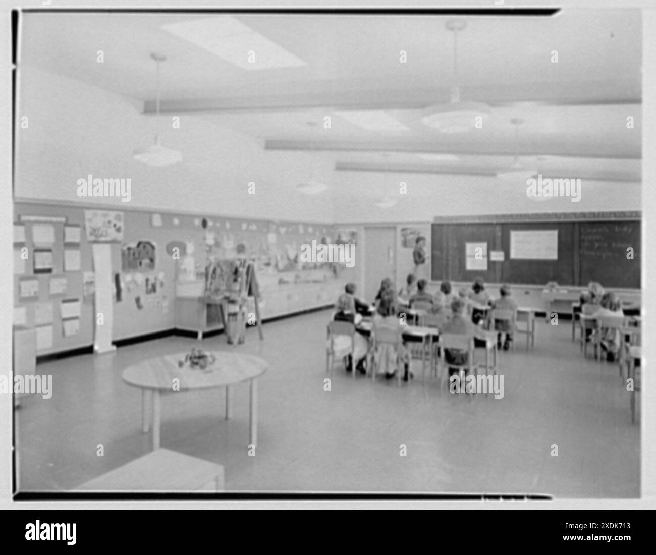 The Country School, Weston, Massachusetts. Classroom, first grade ...
