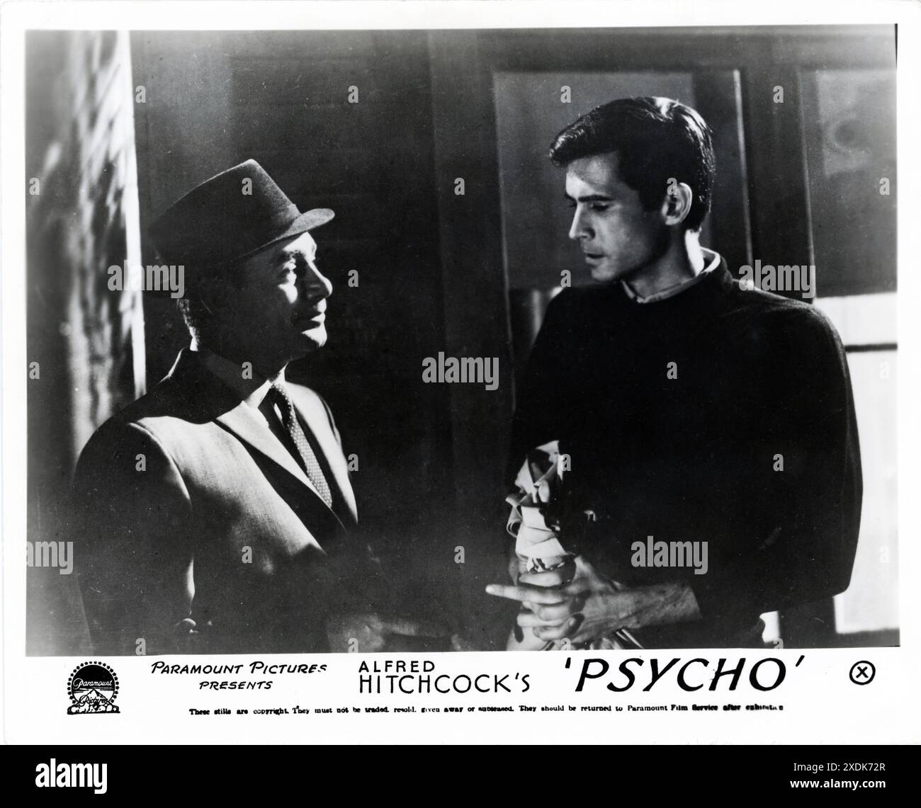 MARTIN BALSAM and ANTHONY PERKINS Original Release British Lobby Card ...