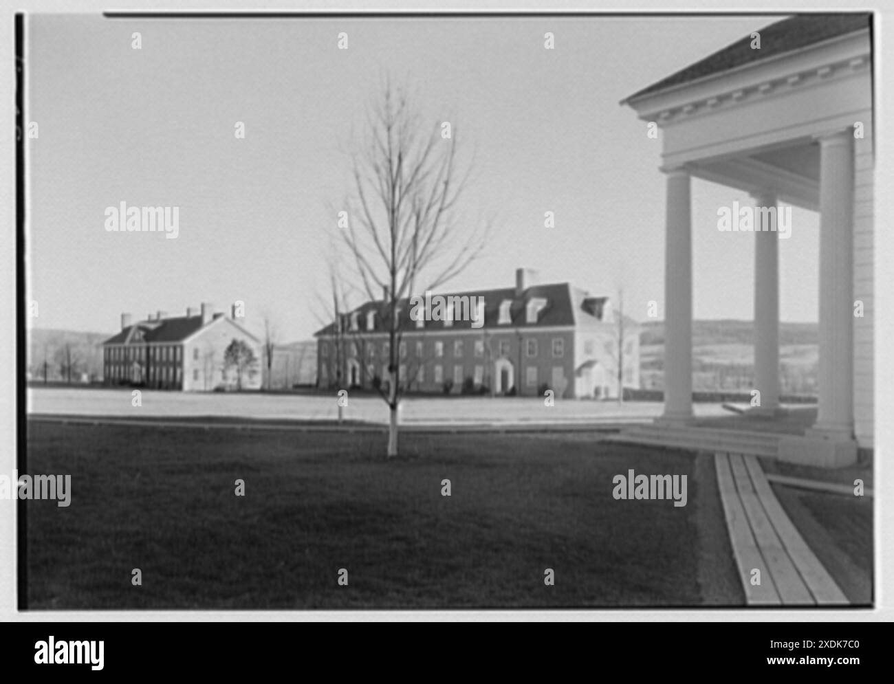Millbrook School, Millbrook, New York. From chapel, to new dormitory ...