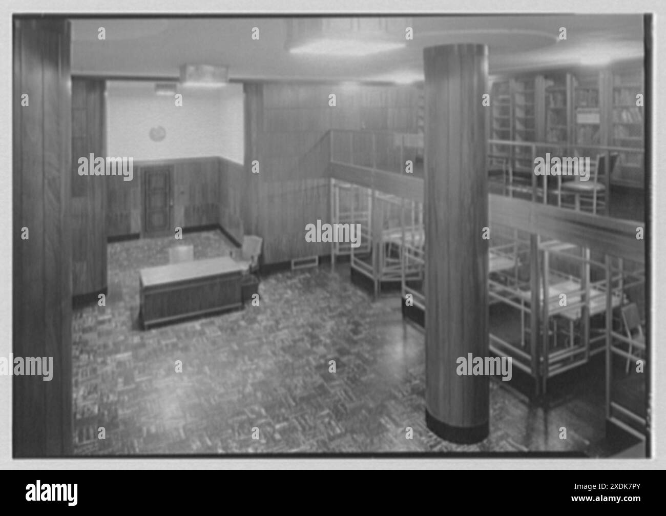 Virginia State Library & Courthouse, Richmond, Virginia. Rare book room ...