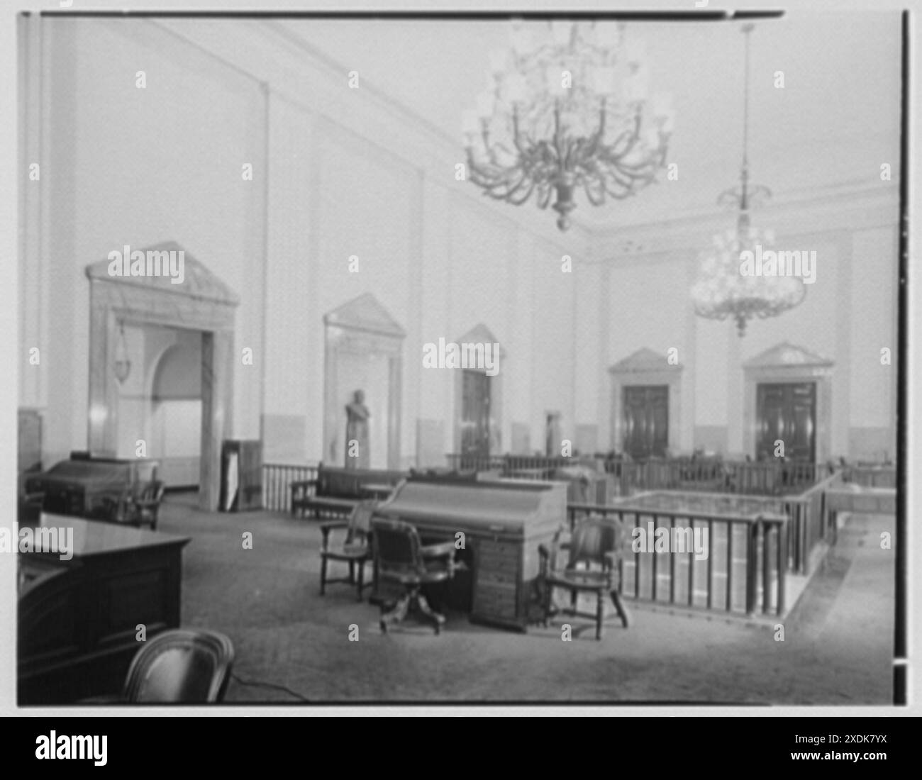 First National Bank, 2 Wall St., New York City. Second floor banking ...
