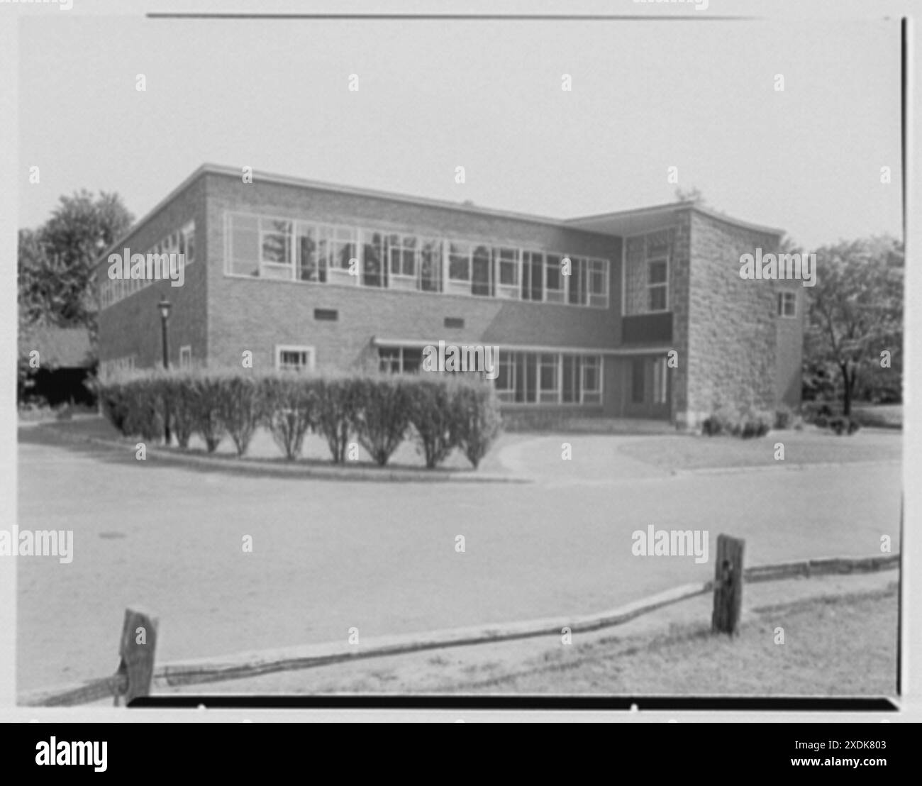 Fairleigh Dickinson College, Rutherford, New Jersey. Entrance. Gottscho ...