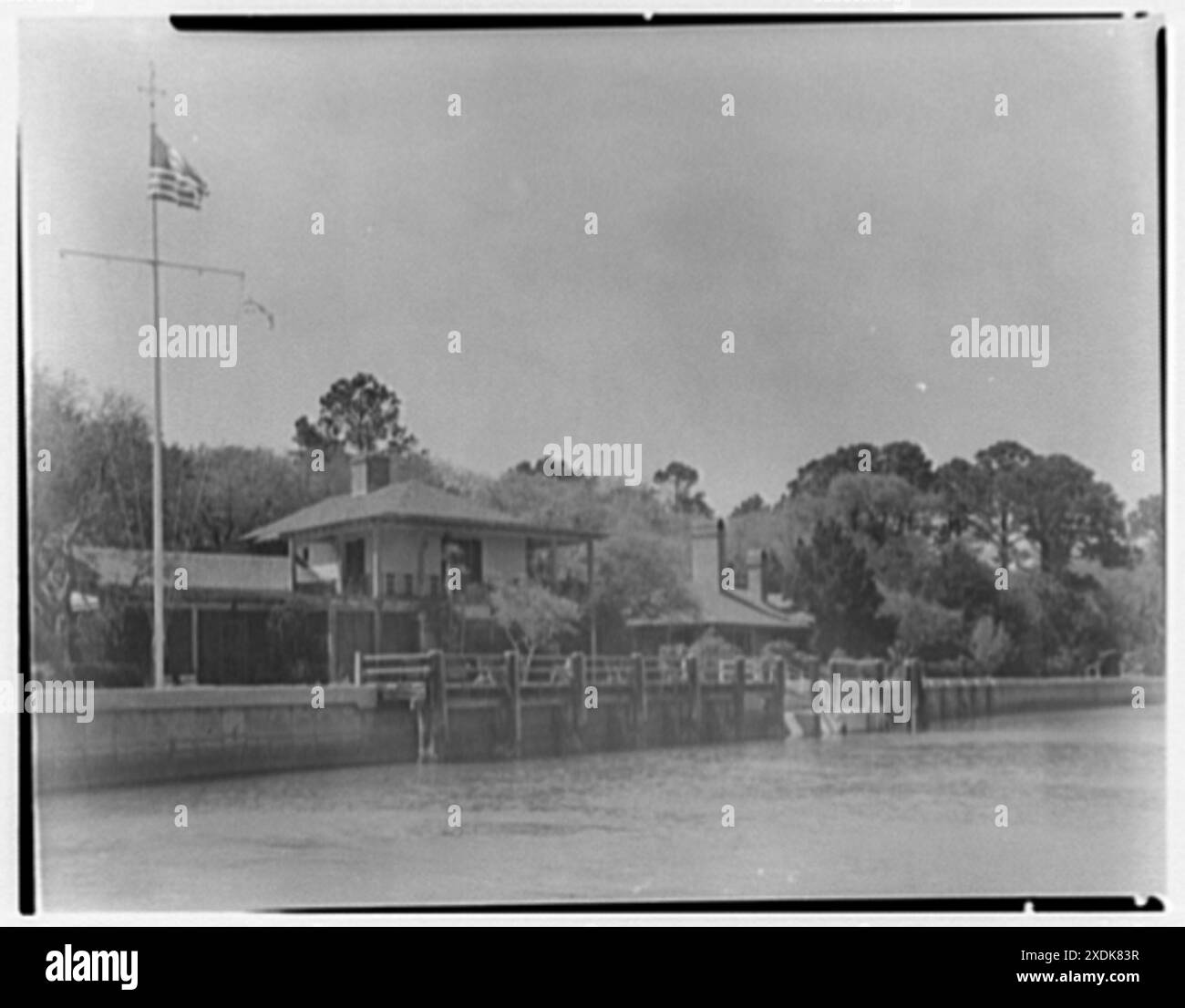 Mrs. Reynolds Bagley, Musgrove Plantation, residence on St. Simons ...