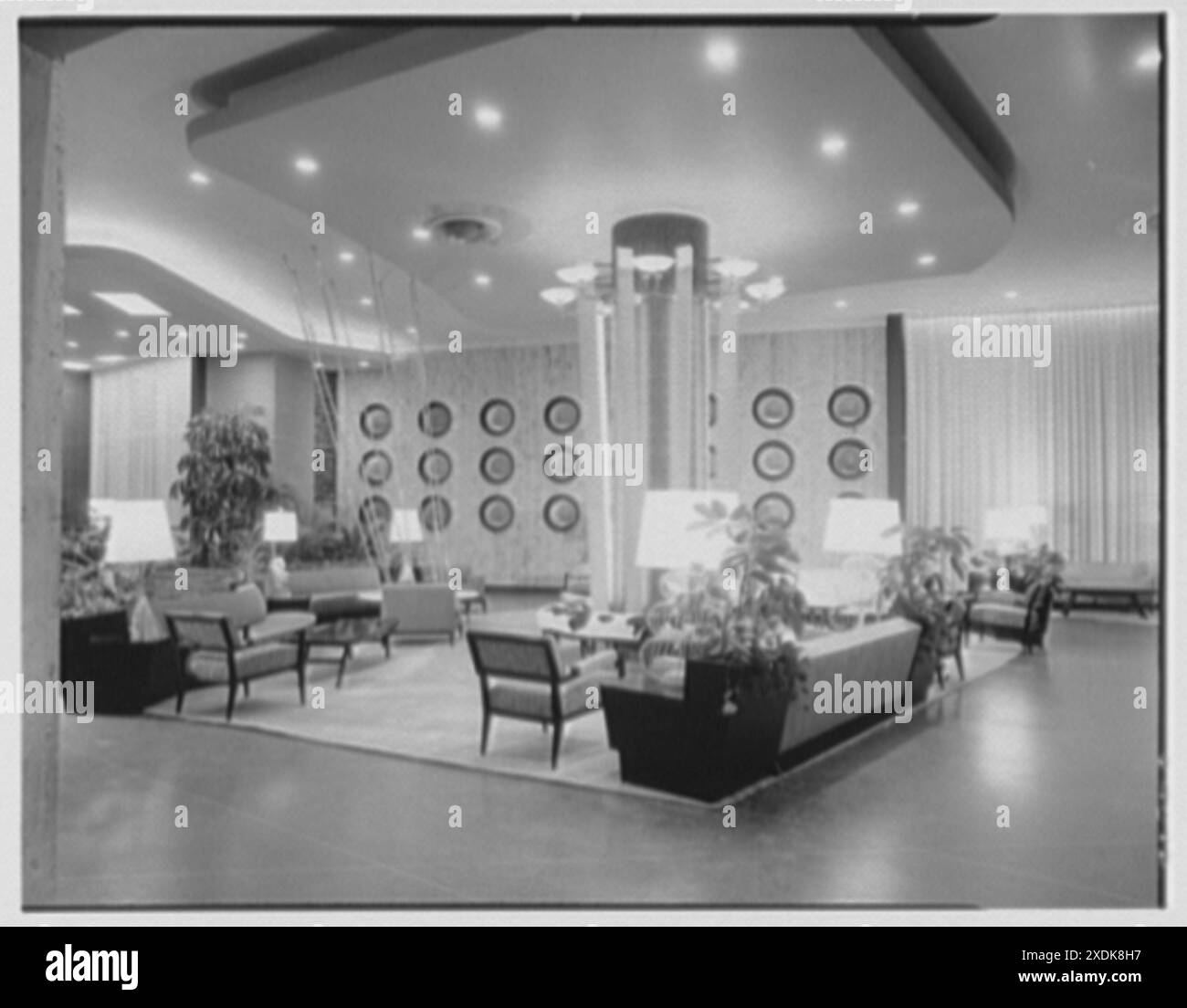 Biltmore Terrace, Collins Ave. and 87th St. General view of lobby ...