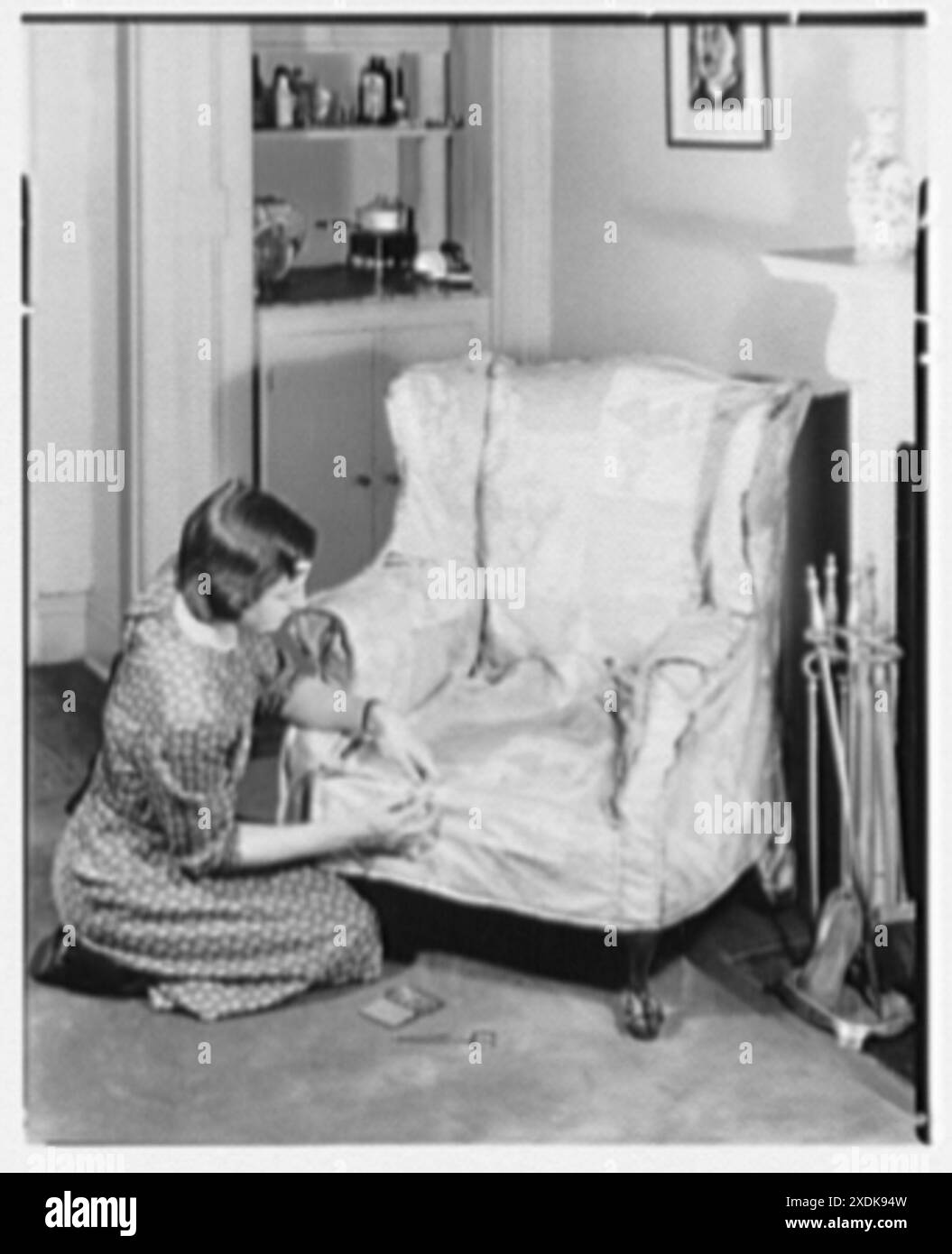 Greeff Fabrics, business. Emma Cole at work IV. Gottscho-Schleisner ...