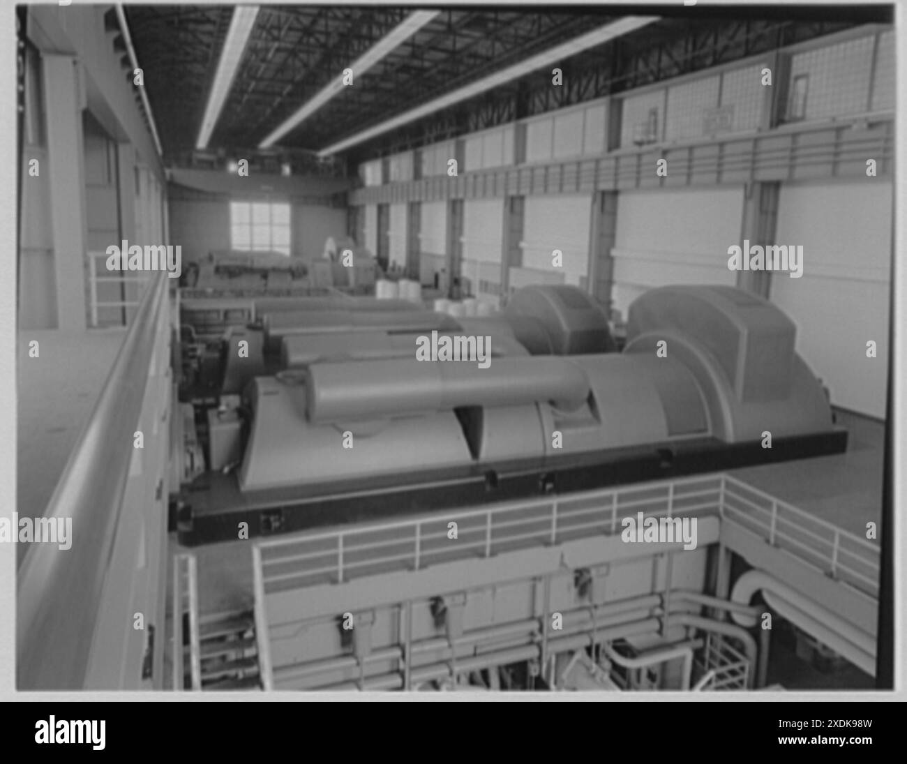 Mercer generating station, Hamilton Township. Generators. Gottscho ...