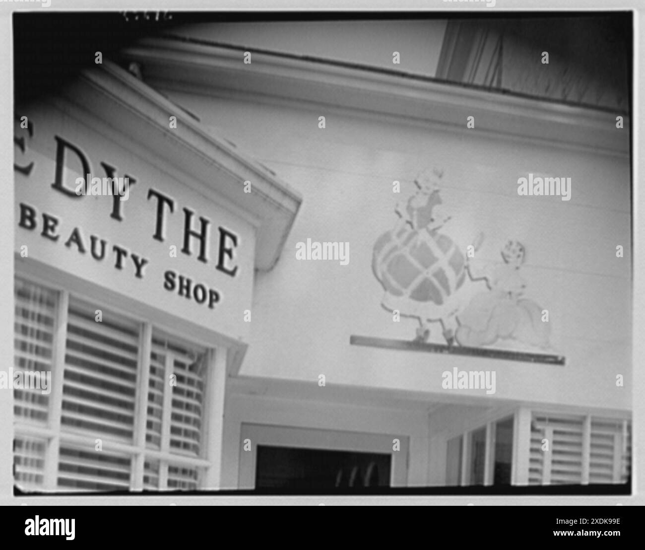 Stony Brook, Long Island. Beauty parlor sign. Gottscho-Schleisner ...