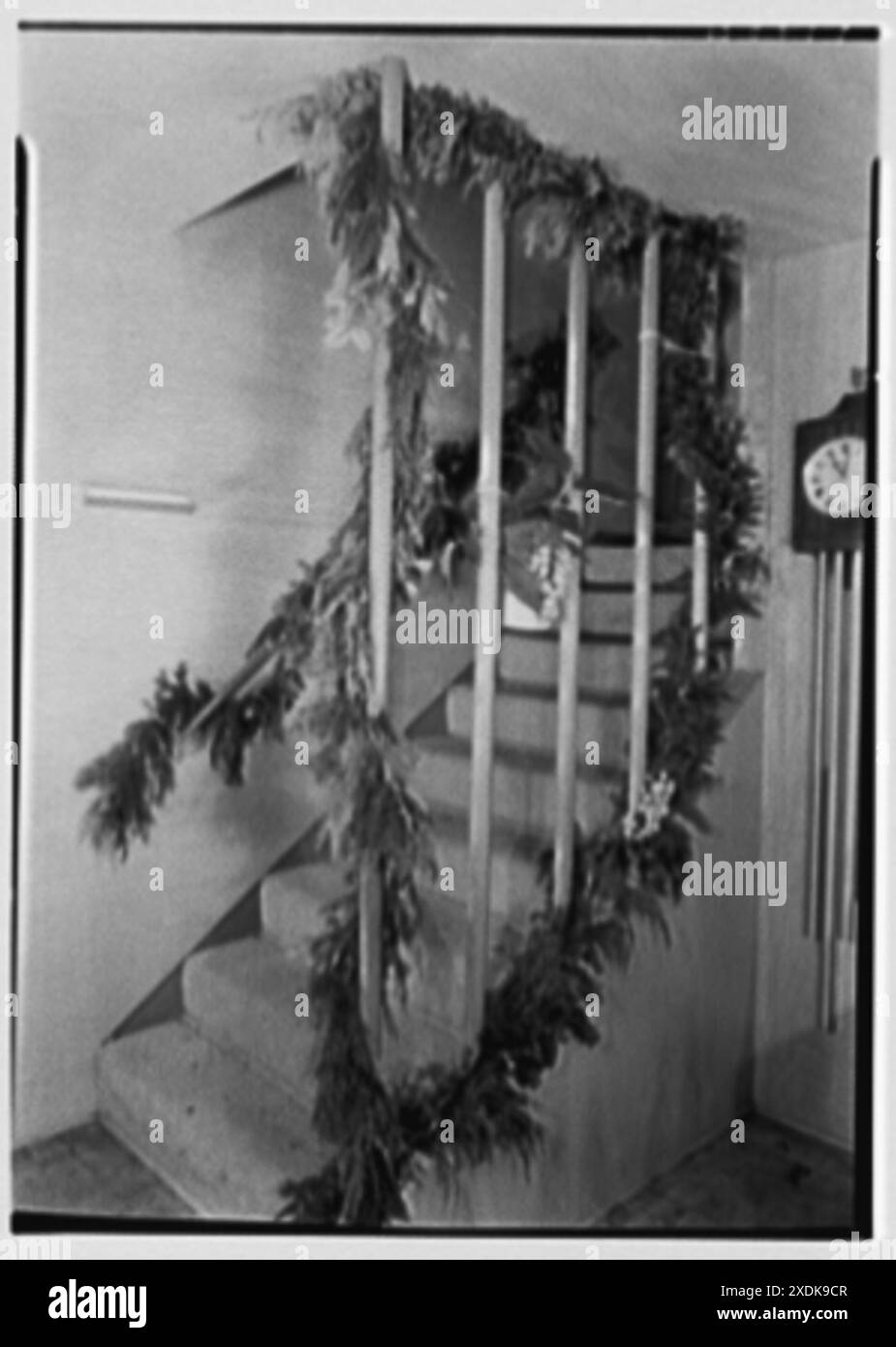 Collier's House at PEDAC, New York City. Staircase. Gottscho-Schleisner ...