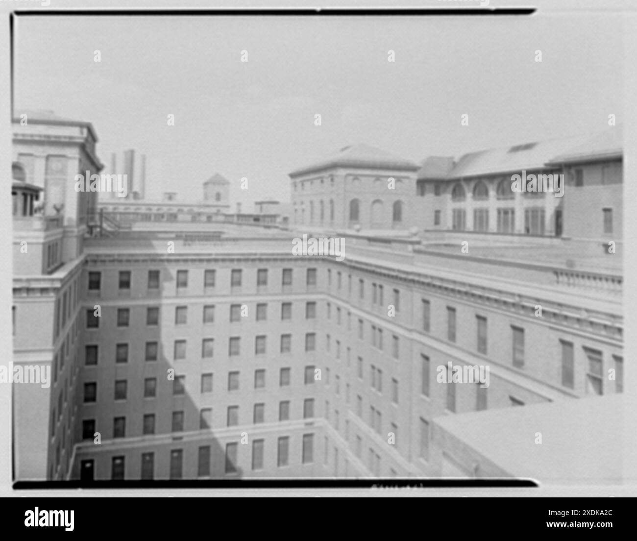 Bellevue Hospital, 28th St., New York City. View from pavillion D-C 3B ...