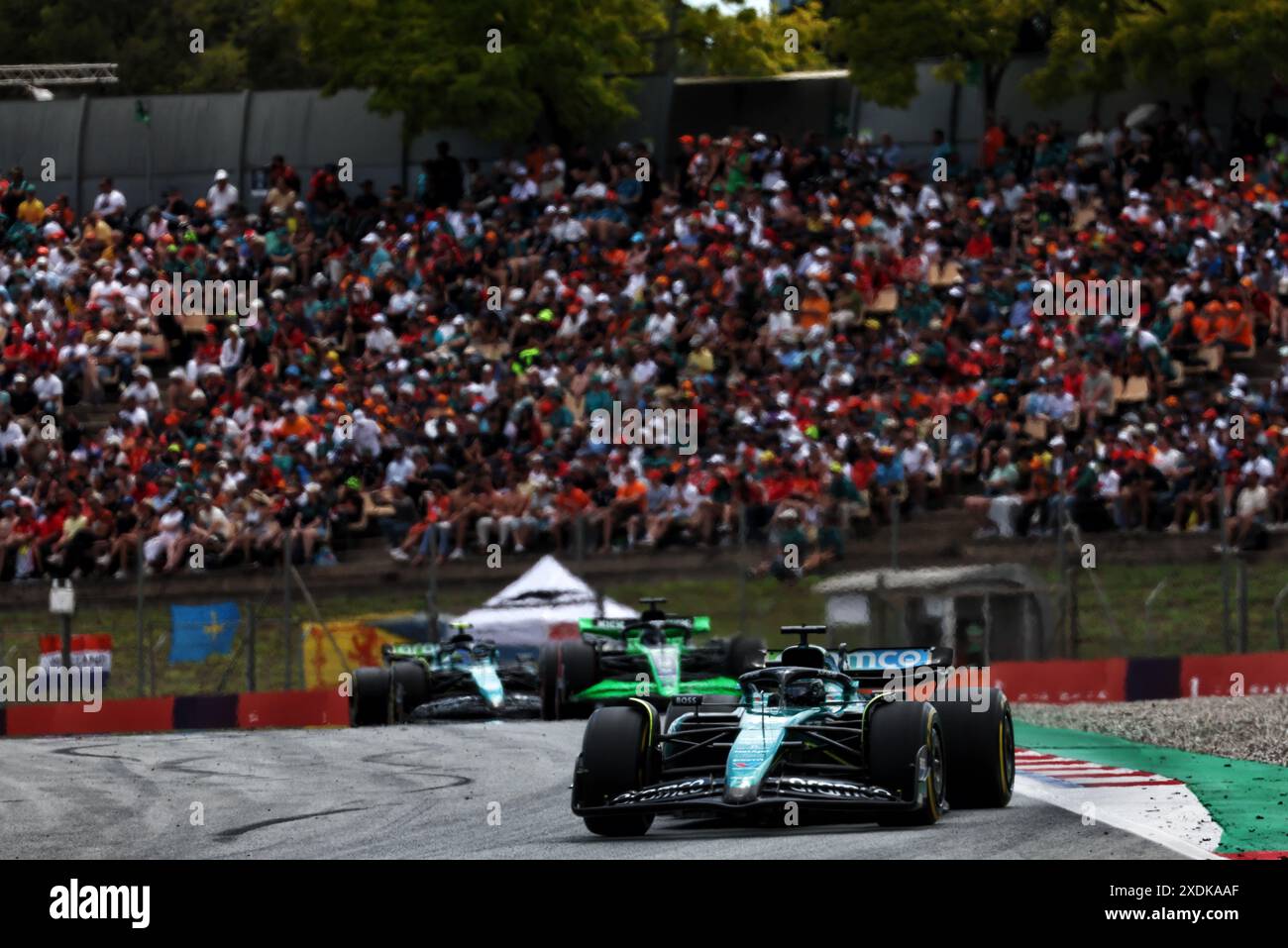 Barcelona, Spain. 23rd June, 2024. Lance Stroll (CDN) Aston Martin F1 ...