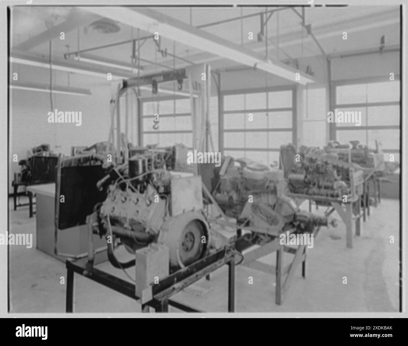 Thomas Edison High School, Jamaica, New York. Auto engine shop ...