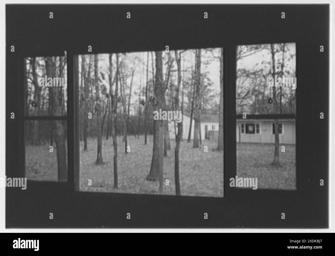 Calvert Houses, College Park, Maryland. Window view. Gottscho ...