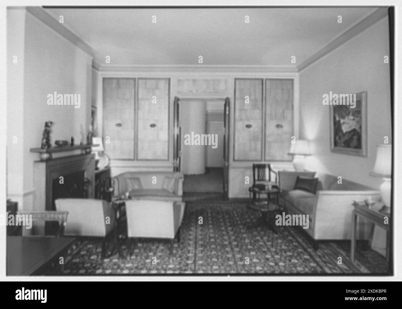 William K. Frank, residence at 218 E. 62nd St., New York City. Living ...