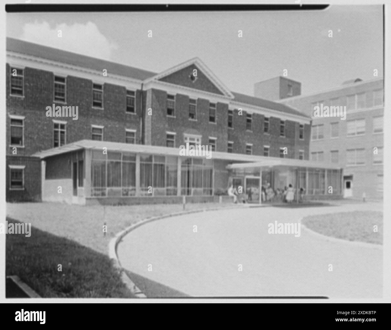 South Side Hospital, Bay Shore, Long Island. Exterior III. Gottscho ...