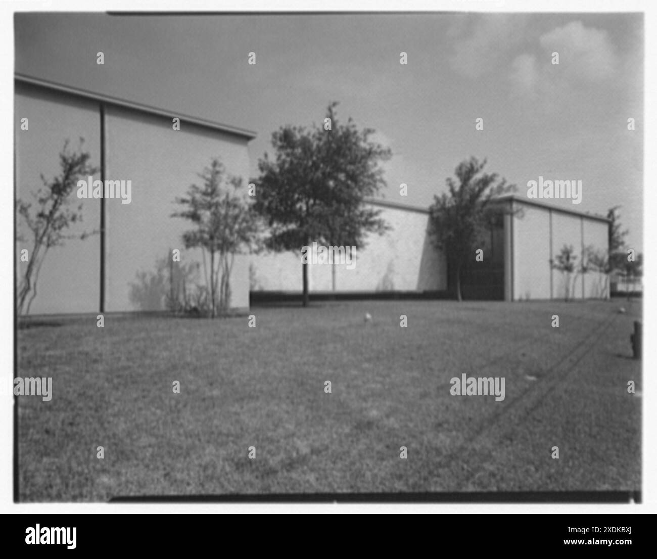 Texas Instrument Co., Houston, Texas. West facade, sharp. Gottscho ...