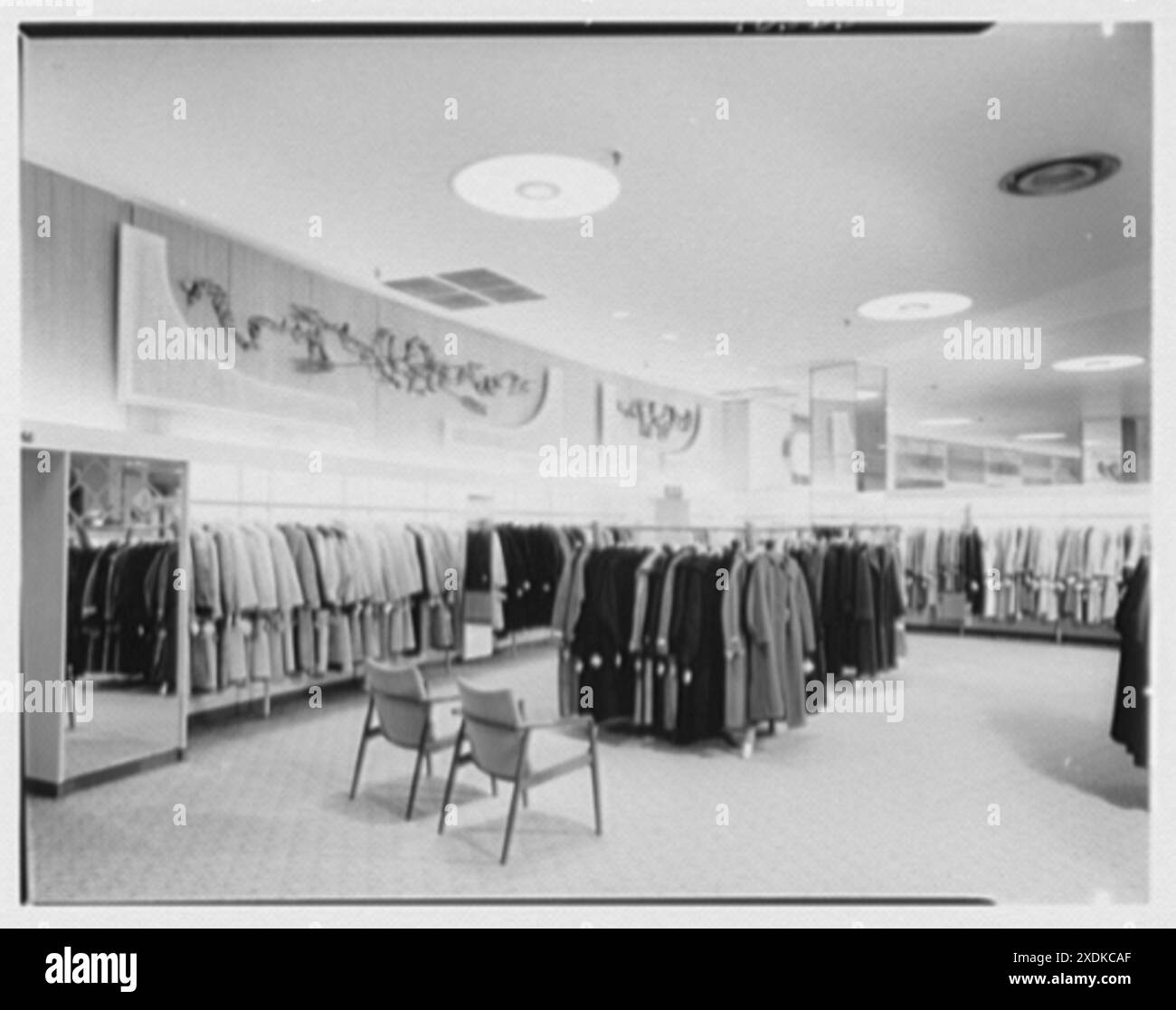 Gimbels, business in Valley Stream, Long Island. Coats and suits ...
