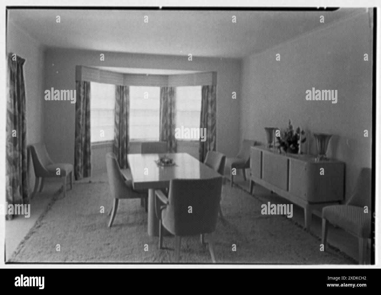 S. Briggs Cunningham, residence at 306 Pendleton Ave., Palm Beach, Florida. Dining room ...