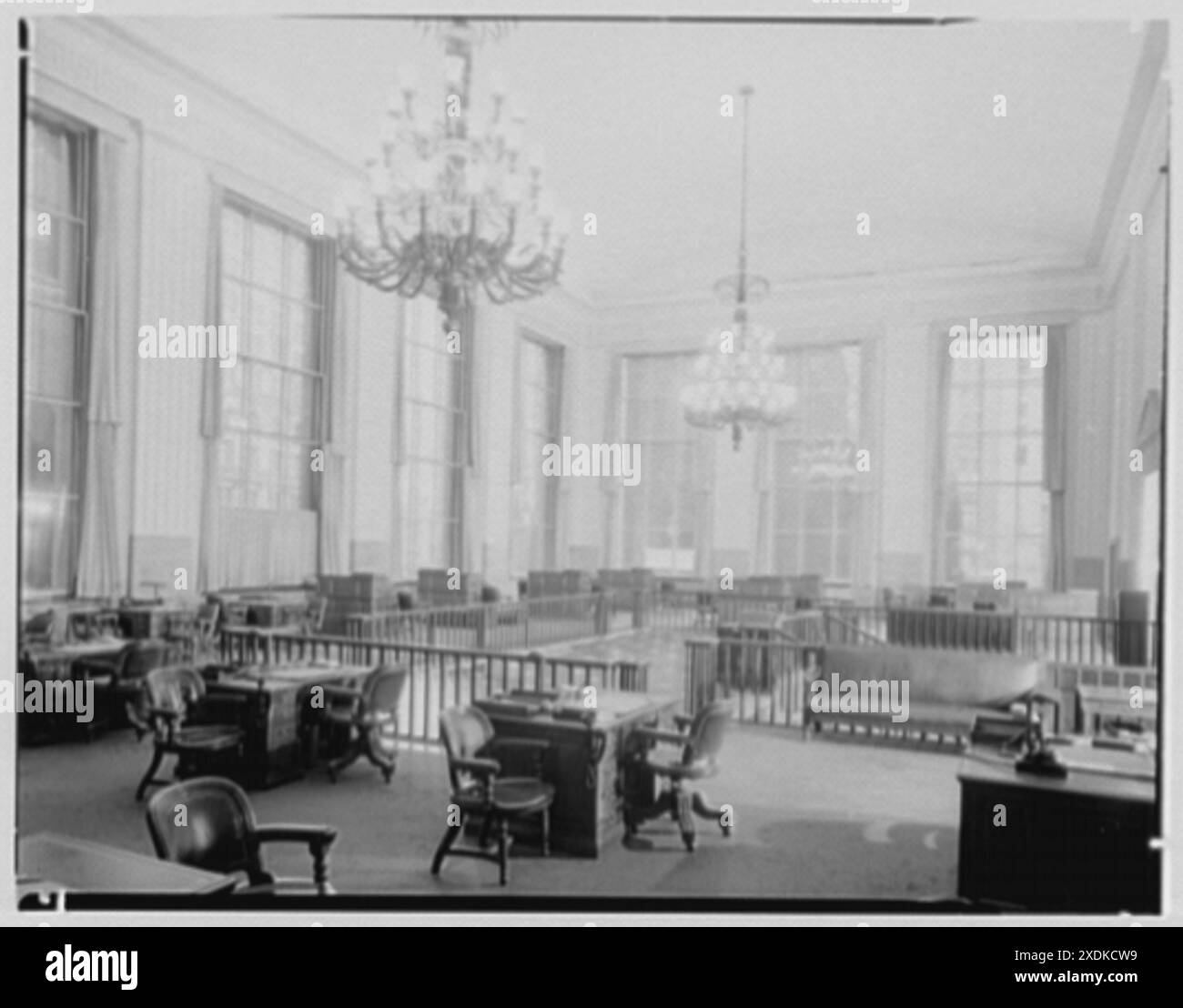 First National Bank, 2 Wall St., New York City. Second floor banking ...