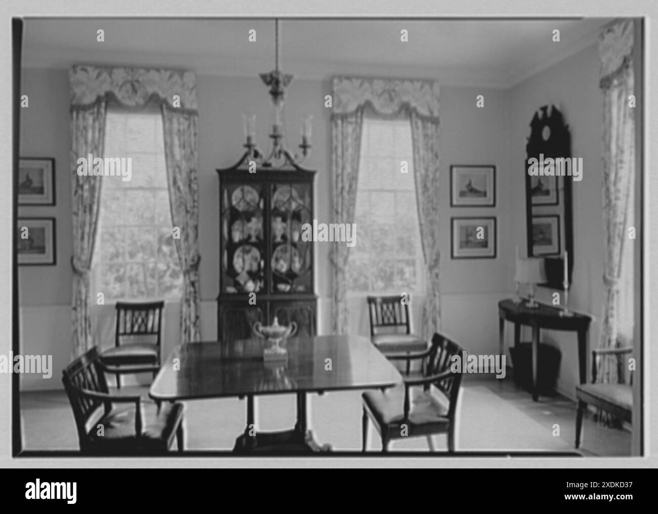 Clarence Mack, residence on Jungle Rd., Palm Beach, Florida. Dining ...