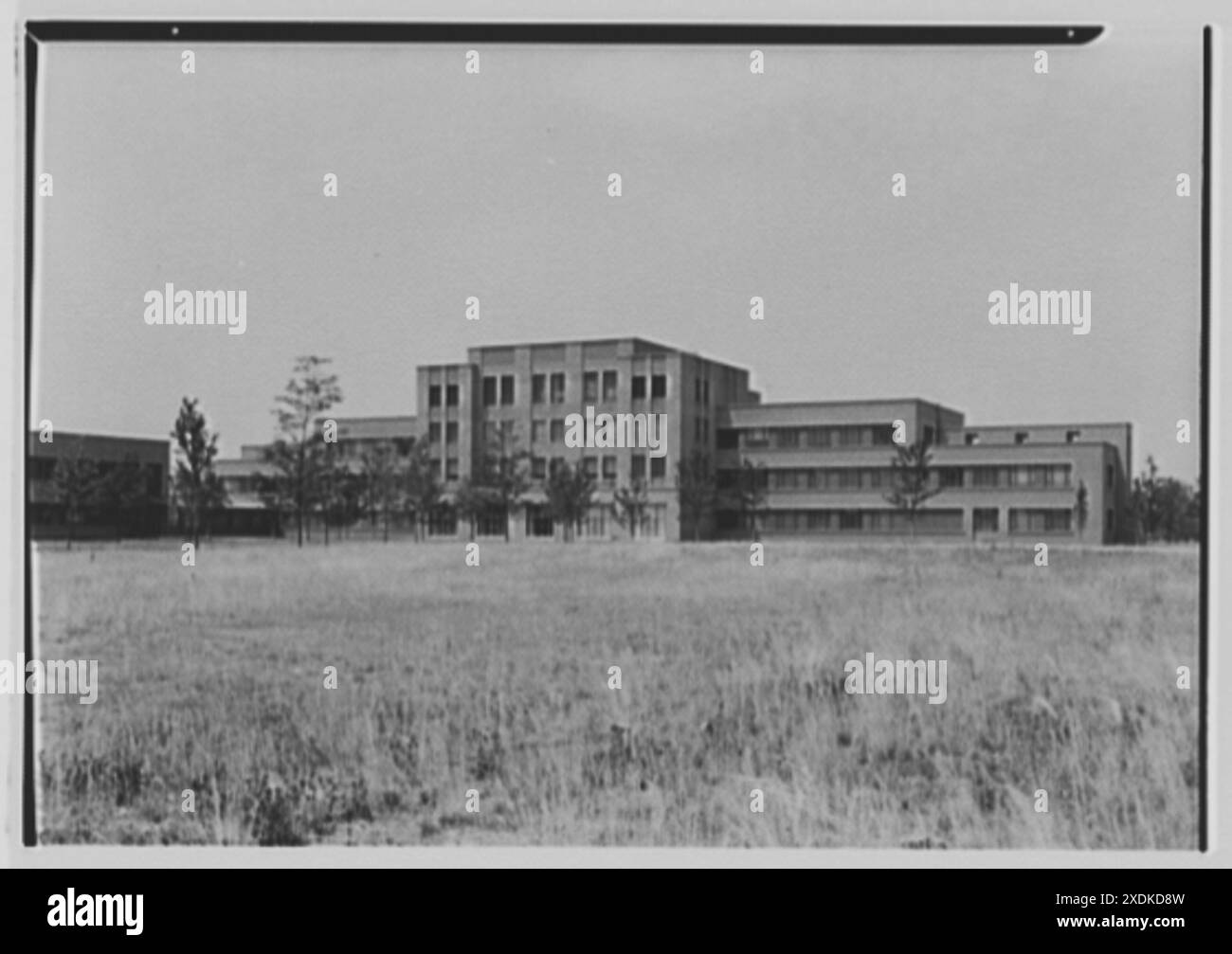 Johns-Manville Research Laboratory, Finderne, New Jersey. East facade ...