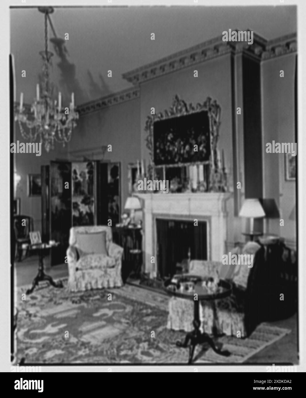 Charles E. Dunlap, residence at 102 E. 73rd St., New York City. Living ...
