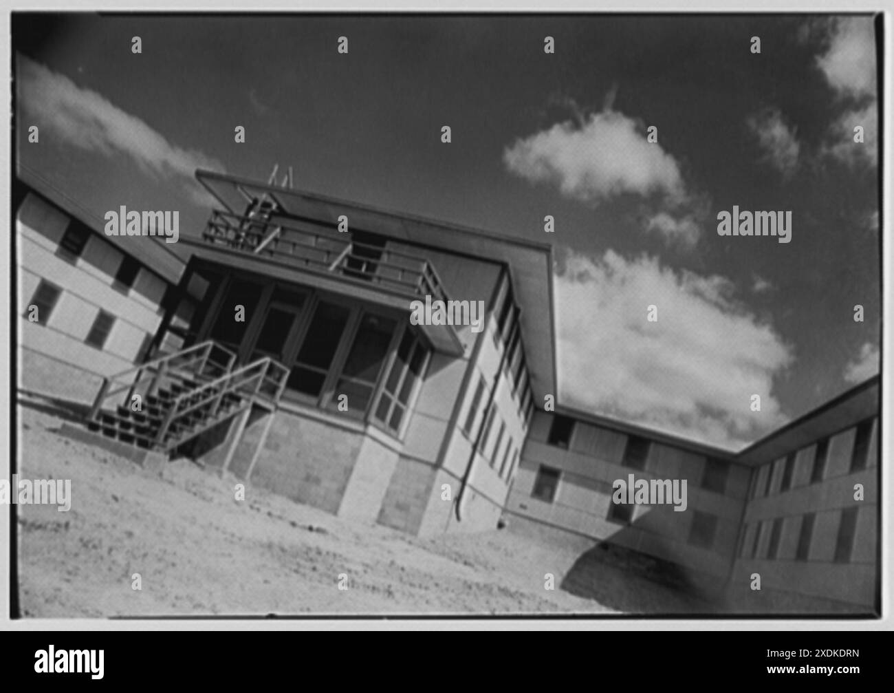 Bainbridge Naval Training Station, Bainbridge, Maryland. Roof ...