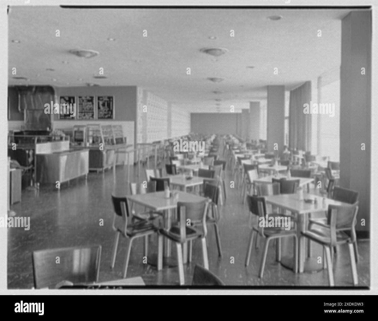 United Nations cafeteria, U.N. Building, 42nd St. and E. River Dr., New ...