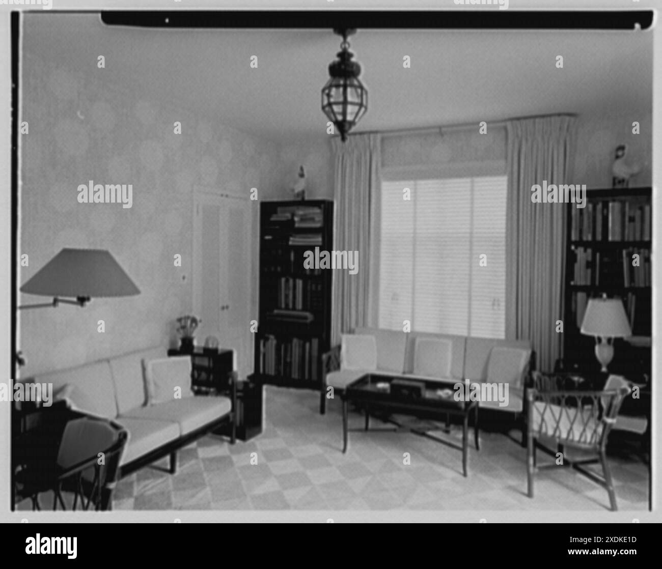 Mrs. Nelson Doubleday, residence in Mill Neck, Long Island. Television ...