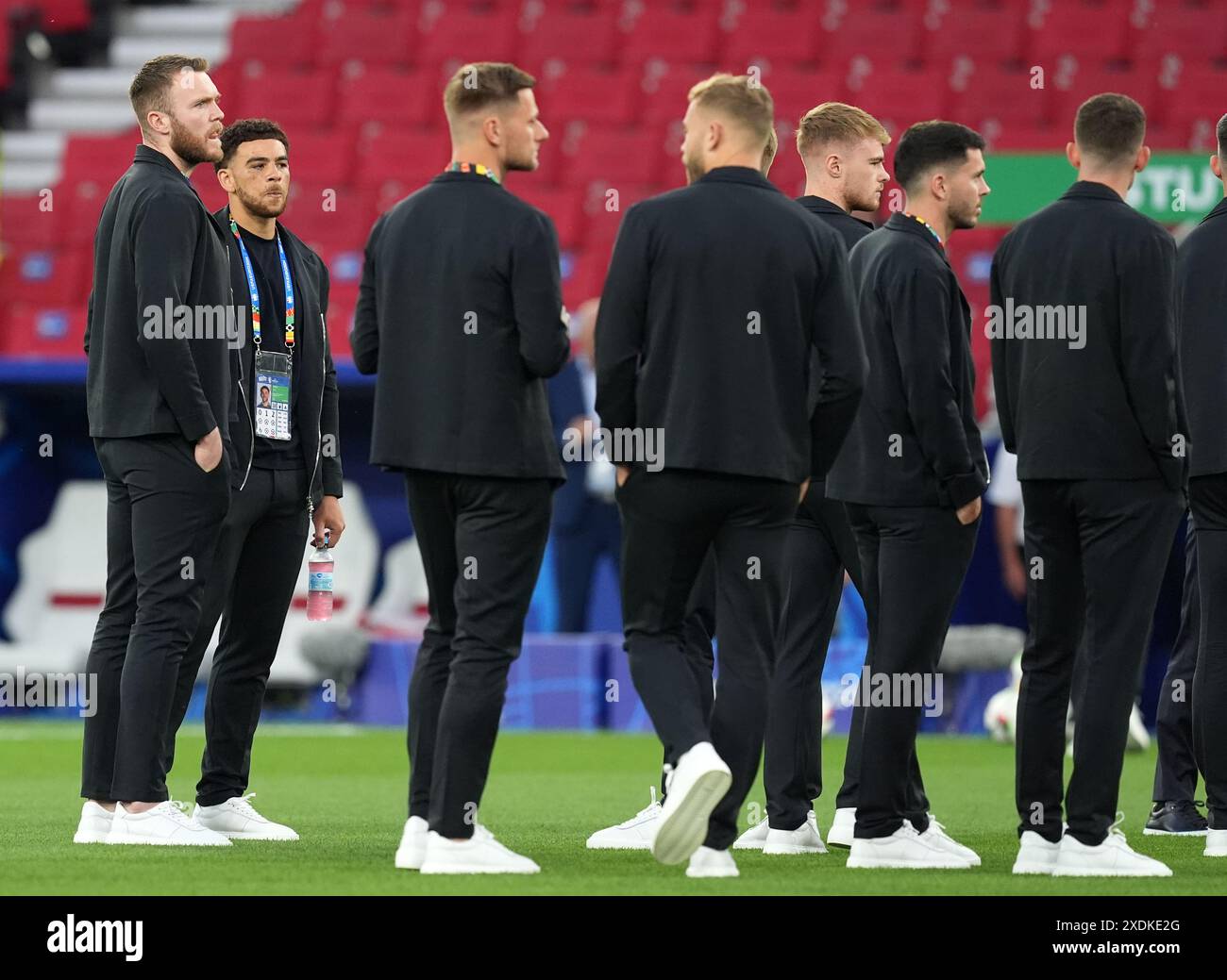 Scotland goalkeeper Zander Clark and Che Adams ahead of the UEFA Euro ...