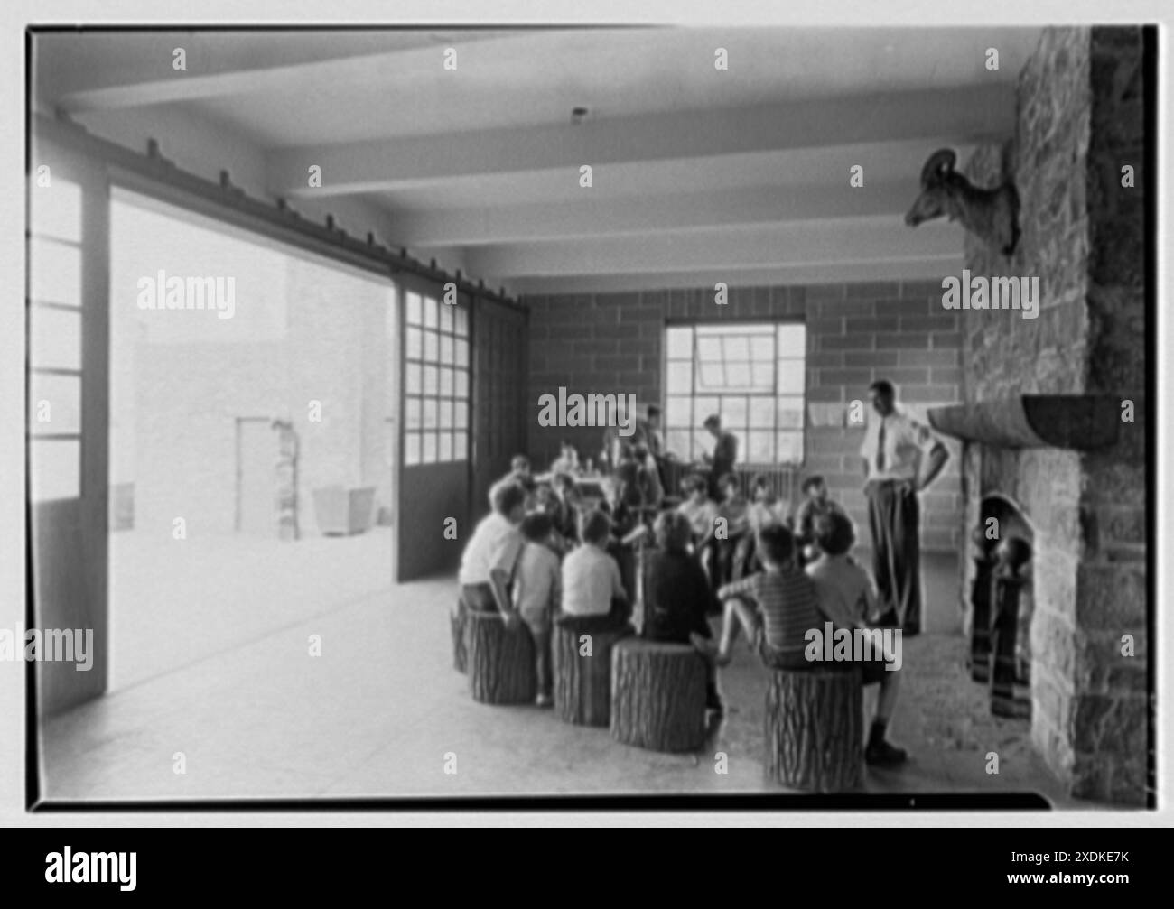 Madison Square Boys' Club, 312 E. 29th St., New York City. Campfire ...