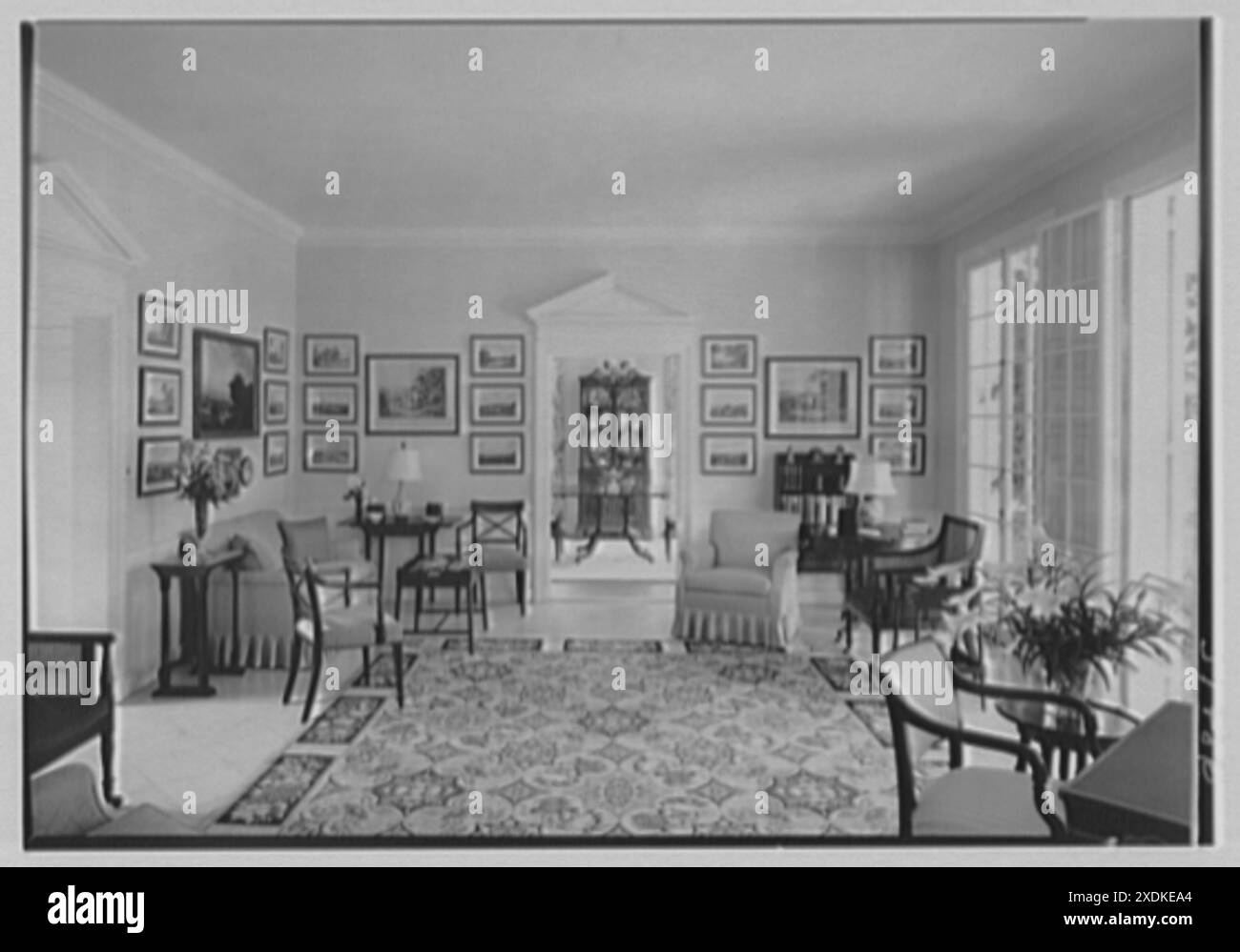Clarence Mack, residence on Jungle Rd., Palm Beach, Florida. Living ...