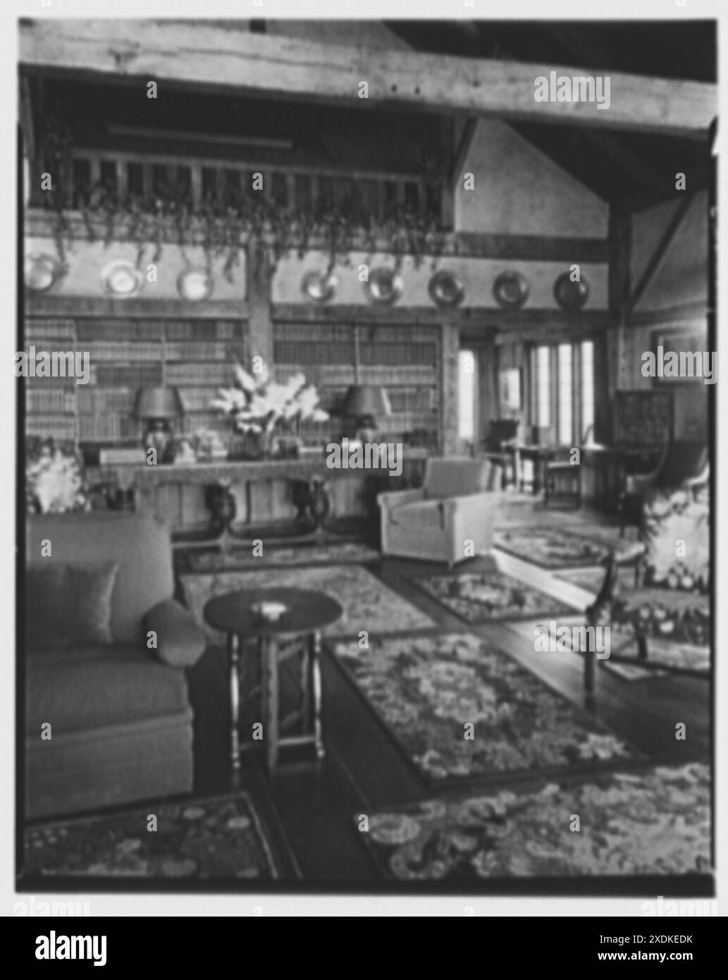 Mrs. Christopher J. Mileham, residence in Sharon, Connecticut. View to ...