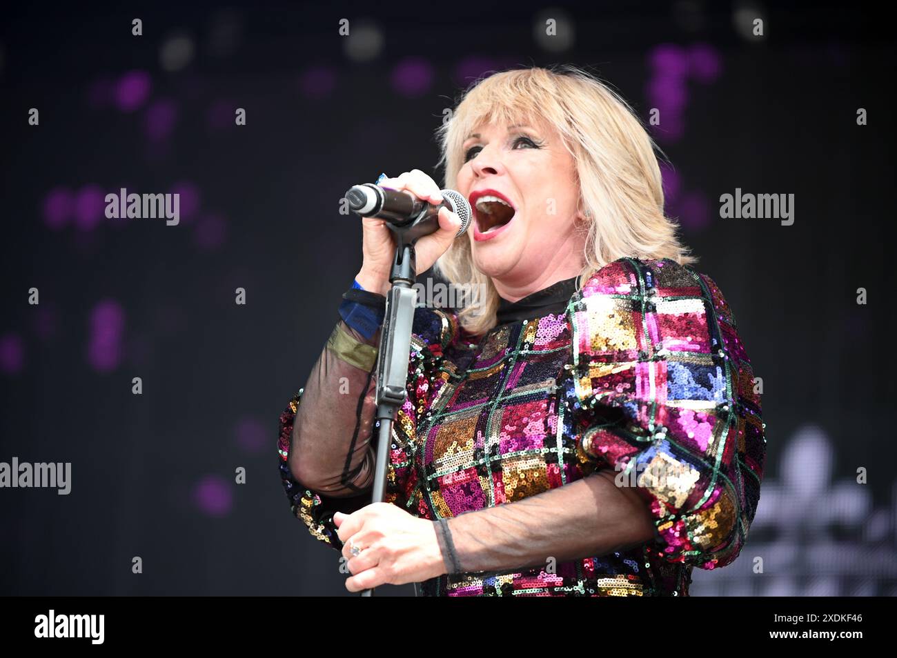Toyah , Performing at Lets Rock Leeds 80s Festival 2024 ,Leeds, UK ...