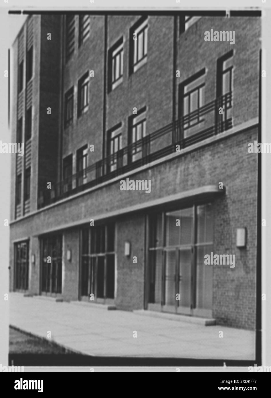 Johns-Manville Research Laboratory, Finderne, New Jersey. East facade ...