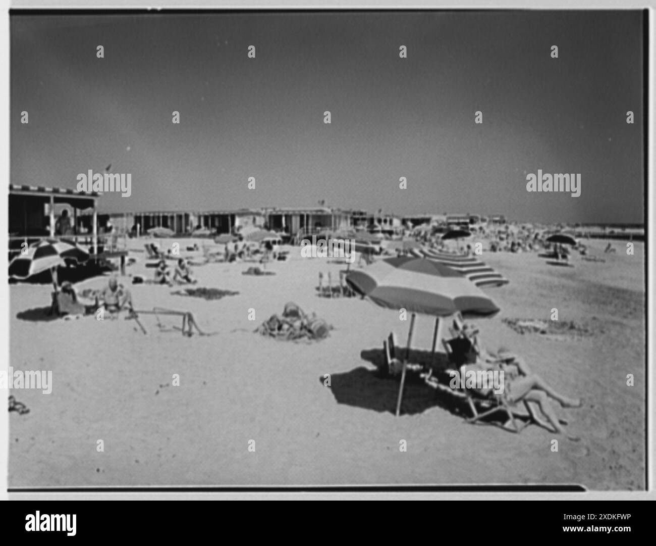 Surf Club, Atlantic Beach, Long Island, New York. Beach scene II ...