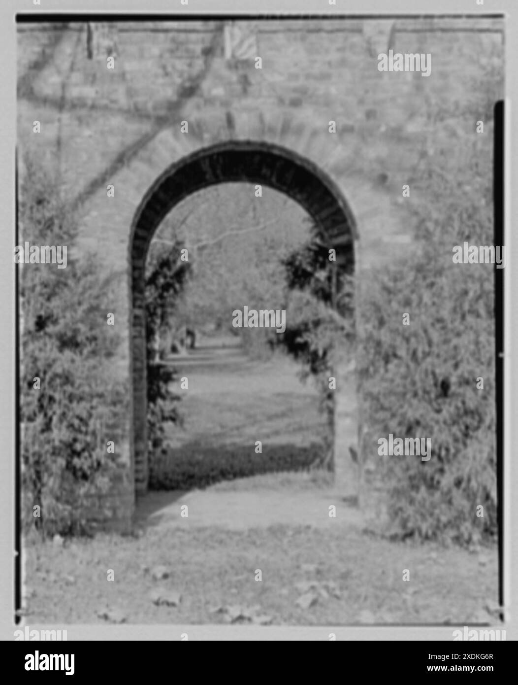 William Henry Harrison residence, "Berkeley", in Virginia. Old brick ...