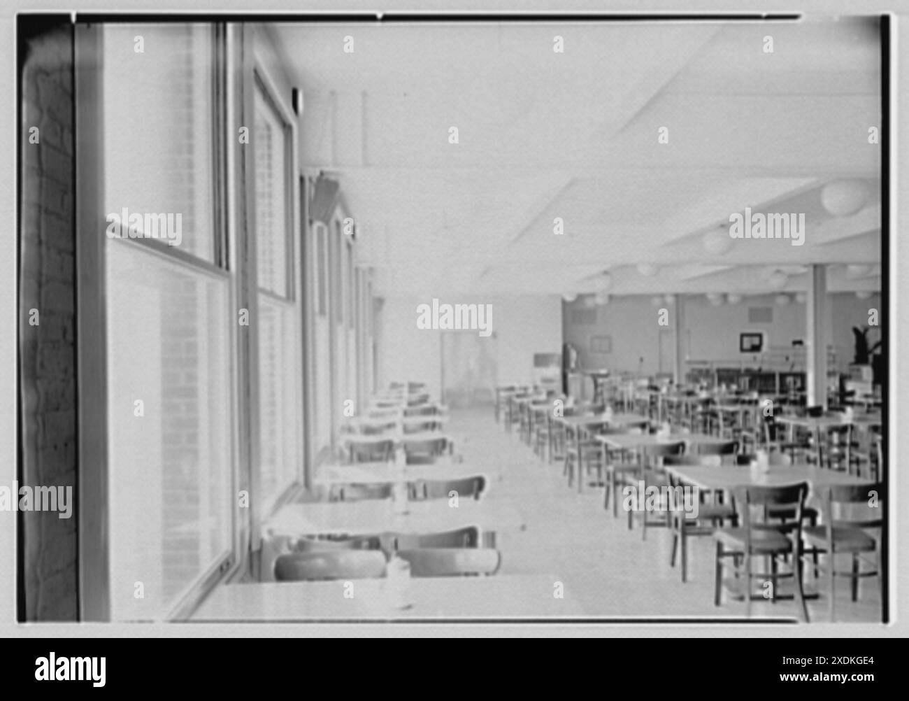 Fairleigh-Dickinson College, Rutherford, New Jersey. Cafeteria ...