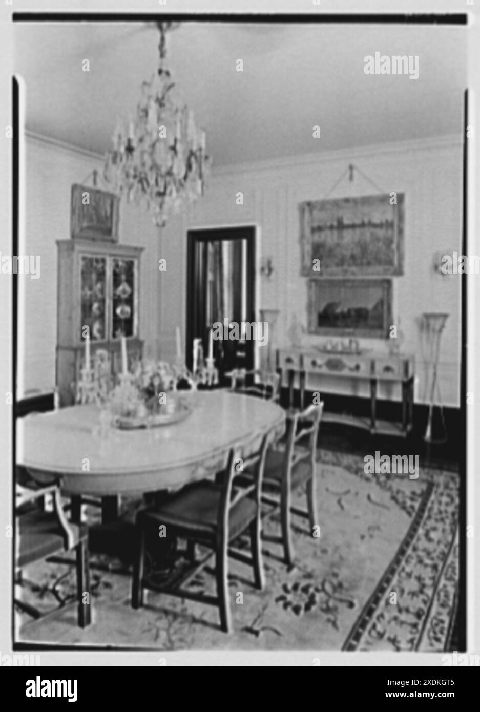 Chester Dale, residence at 20 E. 79th St., New York City. Dining room ...