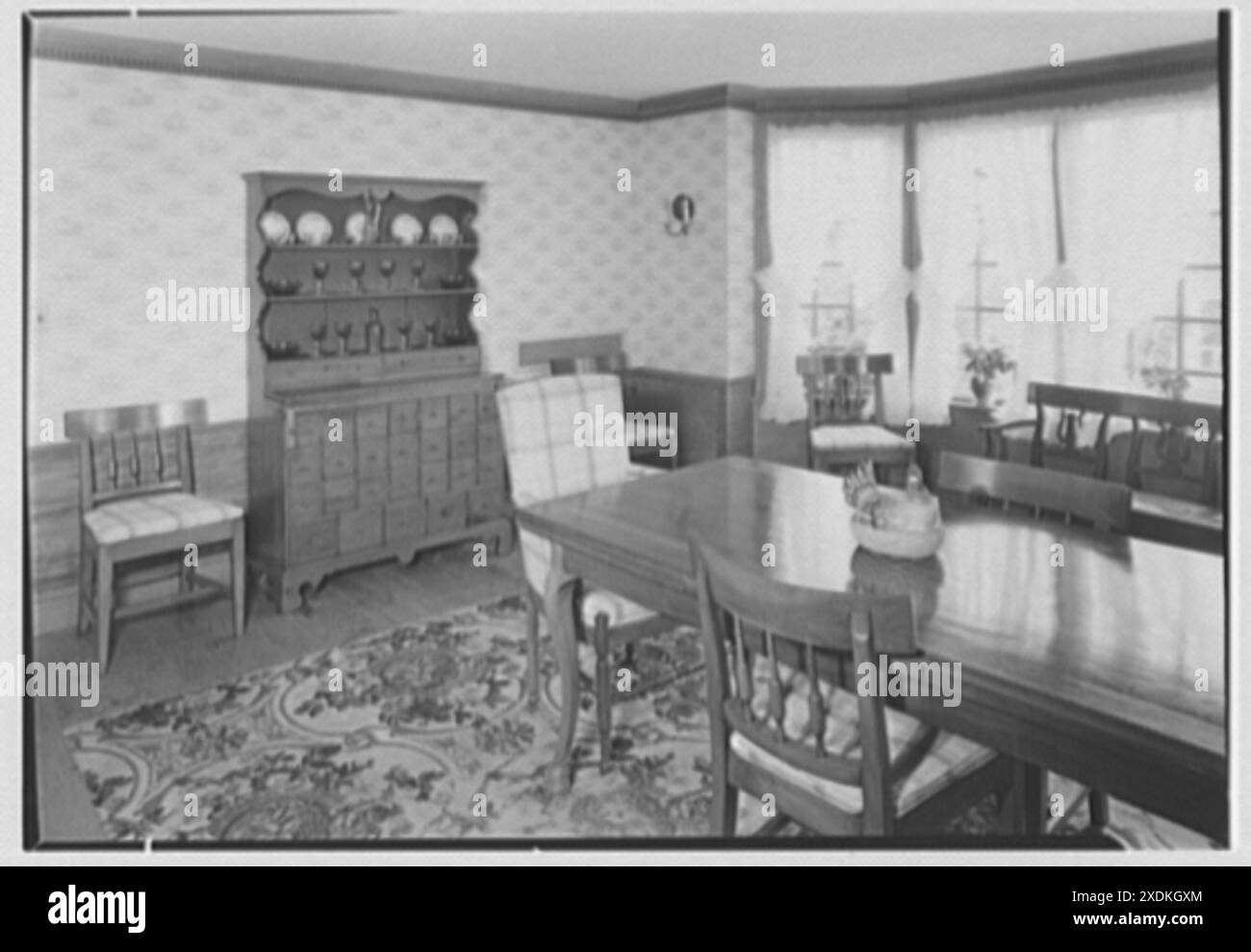 Richard Tyner, residence in Chatham, Massachusetts. Dining room, to ...