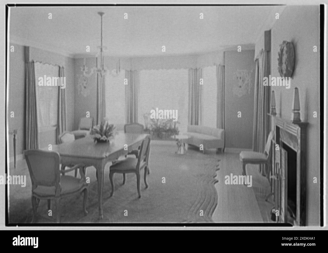 C. Henry Buhl, residence in El Vedado, Palm Beach, Florida. Dining room ...