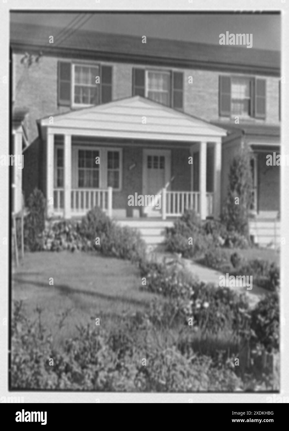 Monroe Warren Houses, Anacostia. Exterior III. Gottscho-Schleisner ...