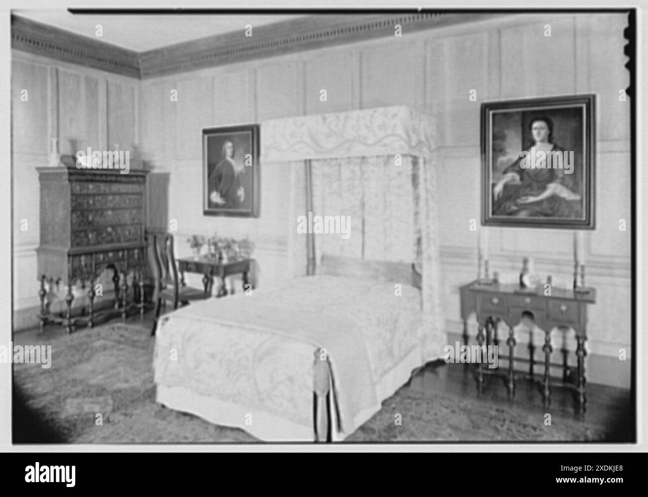 Henry Francis Du Pont Winterthur Museum, Winterthur, Delaware. Walnut ...