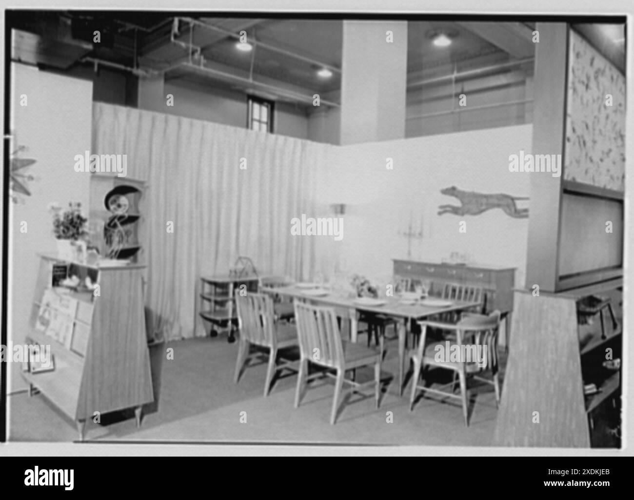 Michaels Brothers, Home Furnishings Show. Dining room section. Gottscho ...