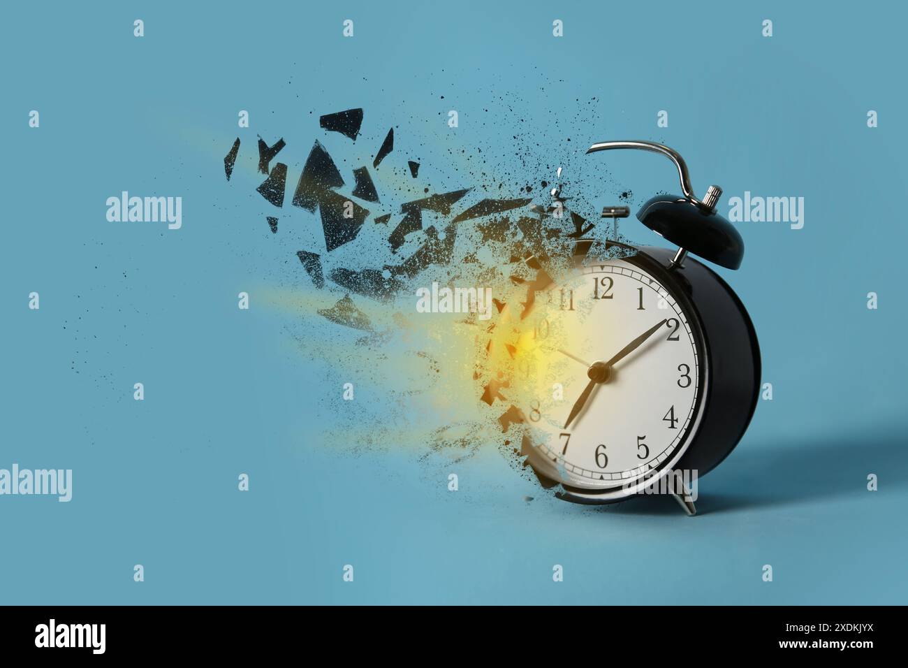 Alarm clock shattering hi-res stock photography and images - Alamy