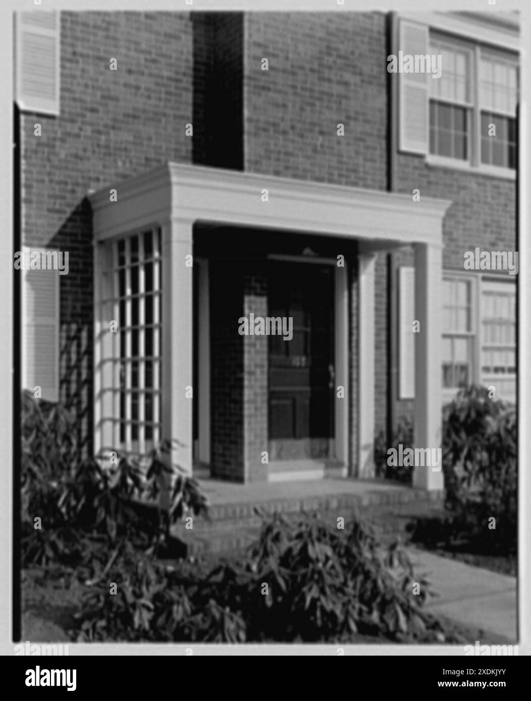 Warren J. Lockwood houses, Roselle, New Jersey. Exterior XIII. Gottscho ...