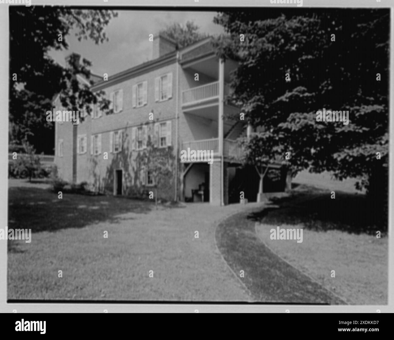 Andrew Johnson, residence in Greeneville, Tennessee. View II from west ...
