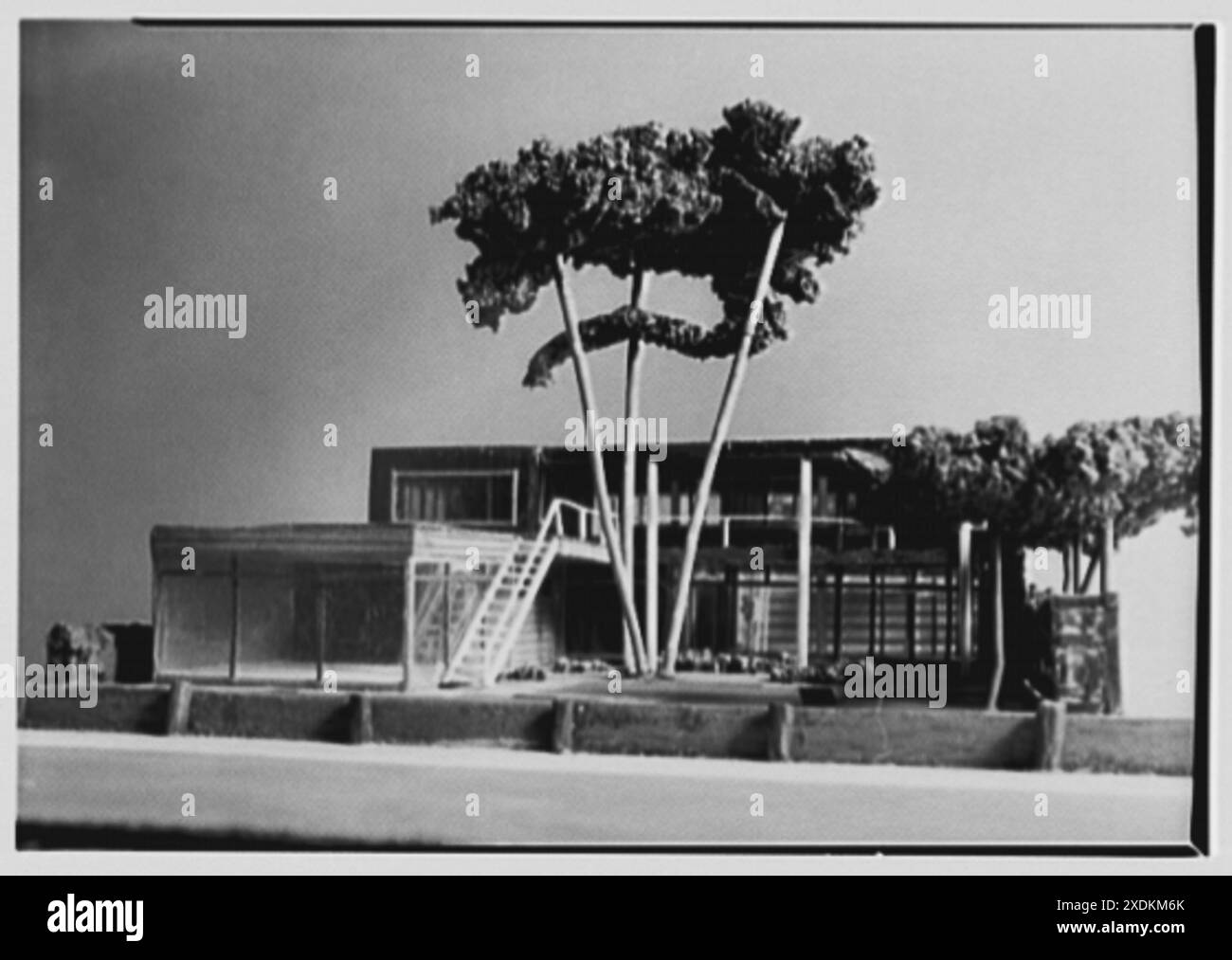 Antonin Raymond, 101 Park Ave., New York, New York. Model, front view ...