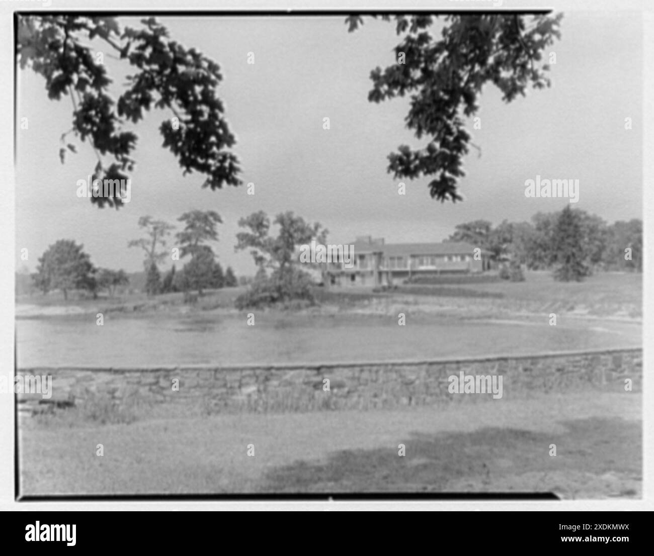 Richard Wheelwright, residence in Riverside, Connecticut. Exterior from ...