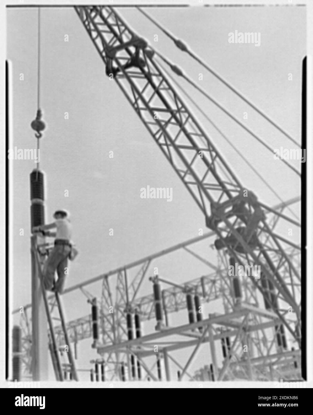 Long Island Lighting Co. Detail at work. Gottscho-Schleisner Collection ...
