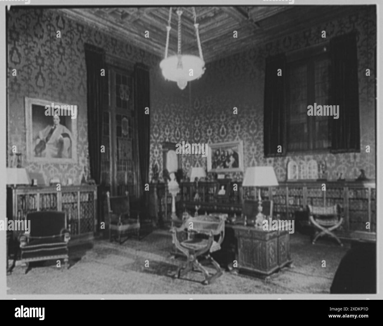 Pierpont Morgan Library, E. 36th St., New York City. Mr. Morgan's room ...